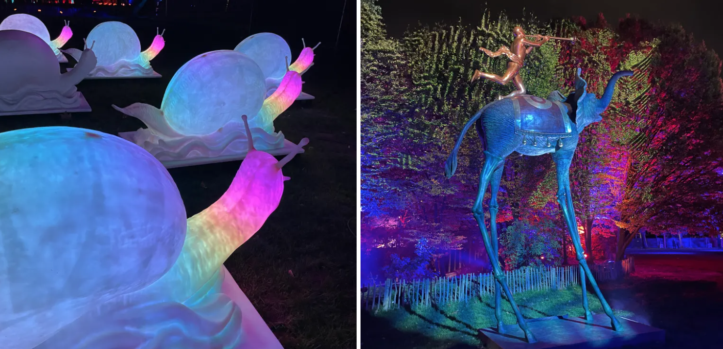 « L’art dans la nature « : une balade lumineuse autour de l’univers de ...